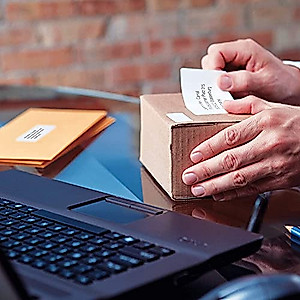 LabelWriter 450 Twin Turbo Direct Thermal Label Printer, Black - USB Connectivity Print up to 71 Labels Per Minute, 300 x 600 dpi, 2.20'' Maximum Width Monochrome Barcode Maker (1752266)