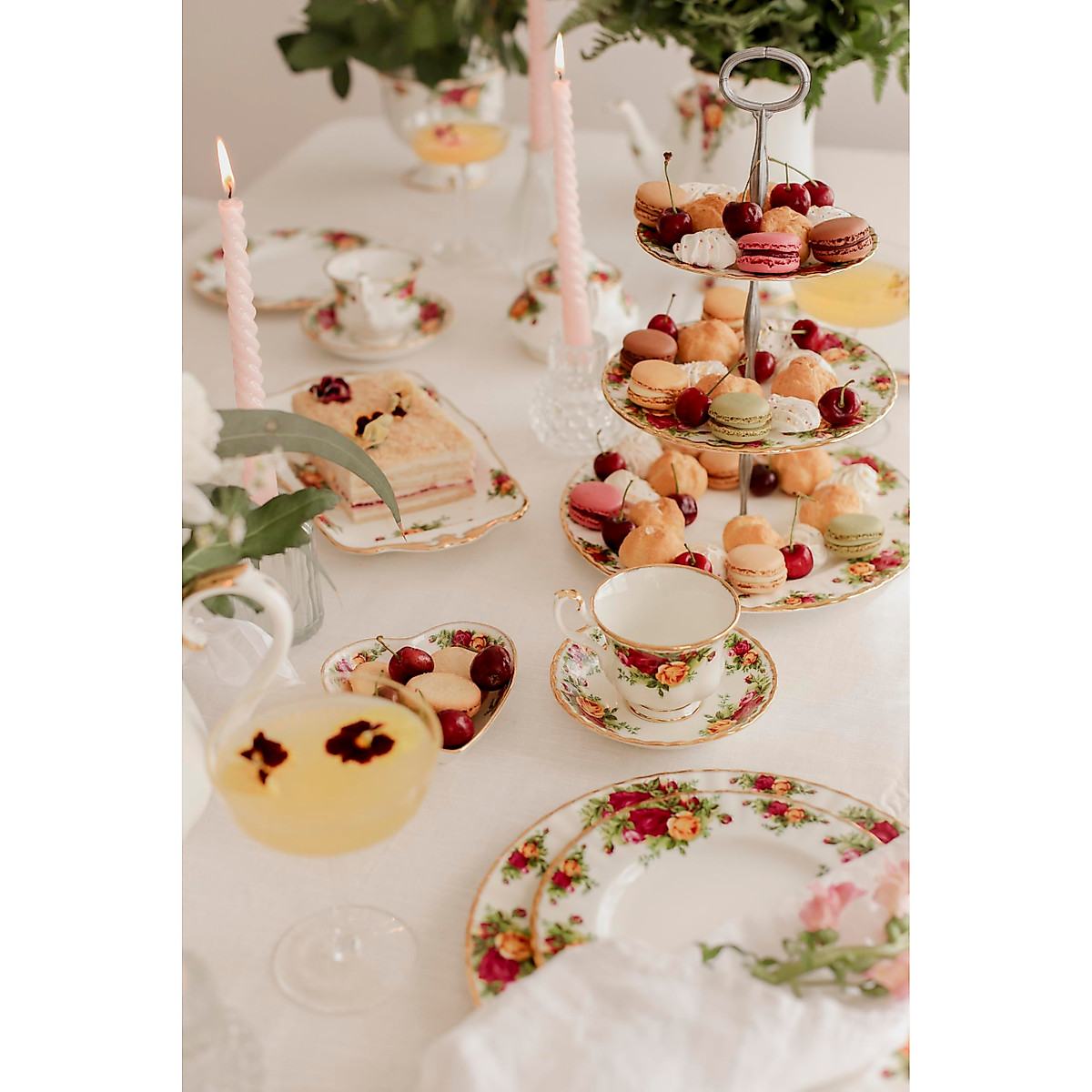 Royal Albert Old Country Roses 5-Piece Place Setting, Multi