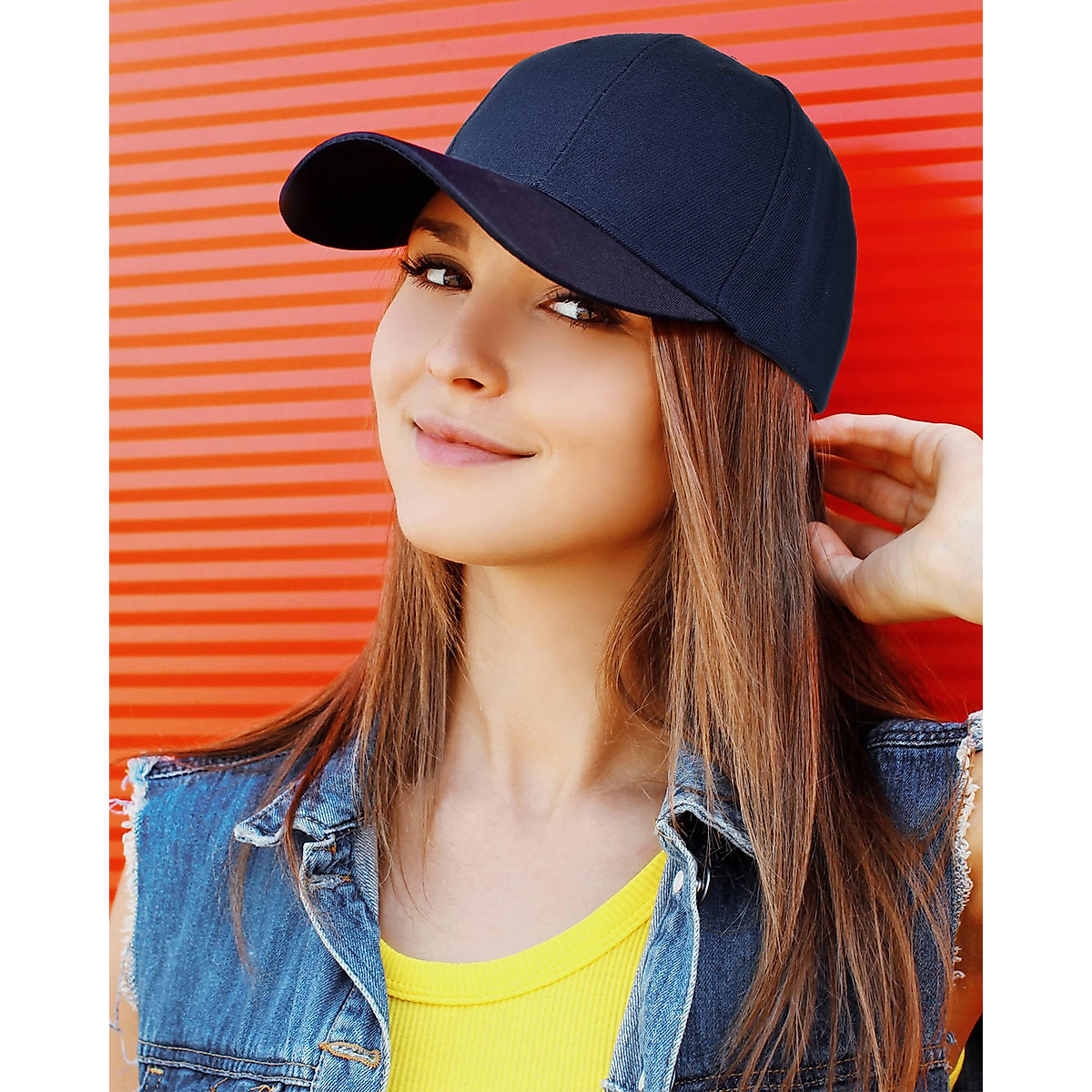 23 Pieces Blank Baseball Caps Bulk Running Retro Adjustable Plain Sports Unisex Trucker Hats for Women Man Multi Colored