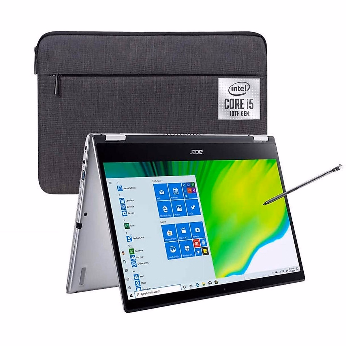 acer Spin 3-14" Laptop Core i5-1035G1 1GHz 8GB Ram 256GB SSD Win 10 Home (Renewed)