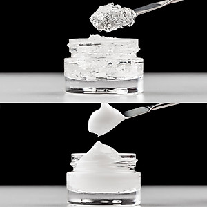 200 PCs 5 Gram Empty Plastic Cosmetic Samples Container for Make Up, Eye Shadow, Nails, Powder, Gems, Beads, Jewelry, Cream Small Clear Pot Jars with Lids