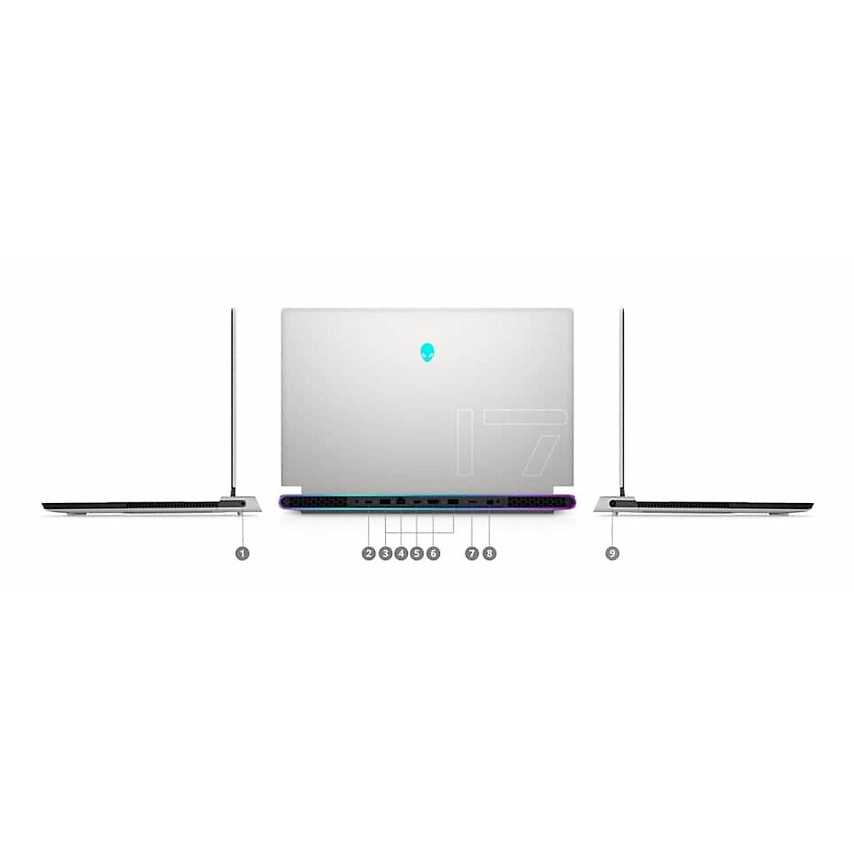 Dell Alienware X17 R1 Gaming Laptop (2021) | 17.3" FHD | Core i7 - 1TB SSD - 32GB RAM - RTX 3070 | 8 Cores @ 4.6 GHz - 11th Gen CPU - 8GB GDDR6 (Renewed)