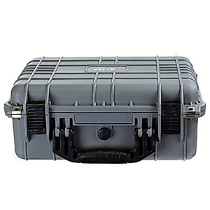 Eylar Standard 16" Gear, Equipment, Hard Camera Case Waterproof with Foam TSA Standards (Gray)