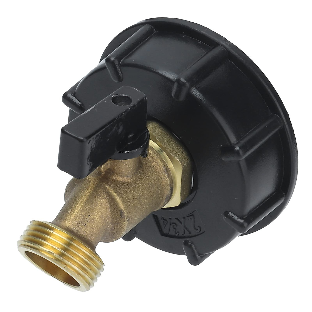 Jopwkuin IBC Tote Tank Adapter, Accurate Control on The Tank Faucet Adapter Simplifying Storage and Carrying with Handle for Most Standard UK