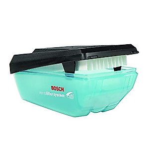 BOSCH ROS20VSK Palm Sander 2.5 Amp 5 in. Corded Variable Speed Random Orbital Sander/Polisher Kit with Dust Collector and Hard Carrying Case, Blue