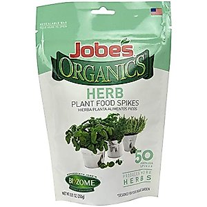 Jobe's 06127 Herb Fertilizer, 50 Spikes, Tan
