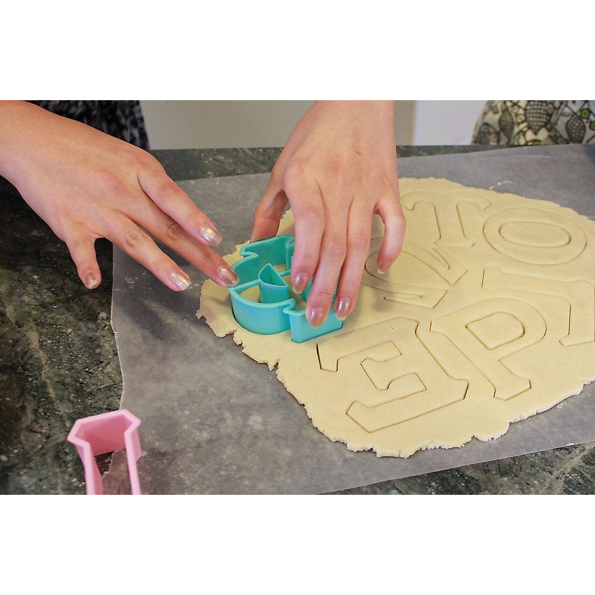 Live Greek, Greek Alphabet Letter Shaped Cookie Cutter, 3 Inches Long, Great Gift, Big Sis/Lil Sis, Fundraising, Parties, Sororities, Fraternities, Panhellenic, Art Stencil - TAU Shape