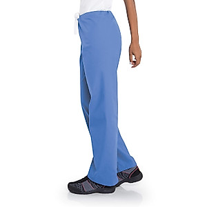 Urbane Essentials 9502 Relaxed Drawstring Pant,Ceil Blue,Medium Tall