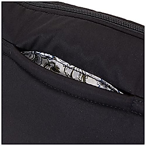 Vera Bradley Women's Cotton Utility Crossbody Purse, Black - Recycled Cotton, One Size