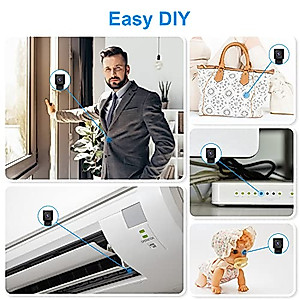 FULAO Hidden Spy Camera Small DIY Module WiFi Security Camera HD 1080P Tiny Wireless Nanny Cam Mini Video Recorder Motion Detection Alarm & Record