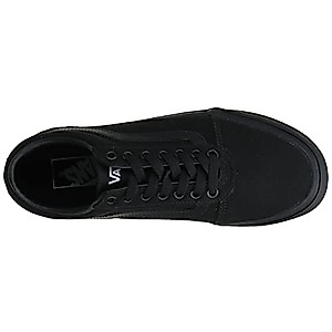 Vans Men's Ward Canvas Sneaker, Black/Black, 15