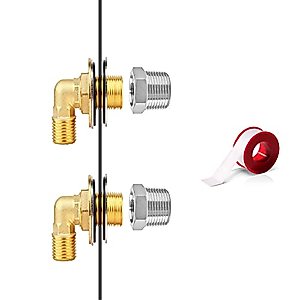 ZHYICH Installation Kit for Wall Mount Faucet, Kitchen Faucet Mounting Adapter Set, Backsplash Mount Set for Commercial Kitchen Prep & Utility Sink