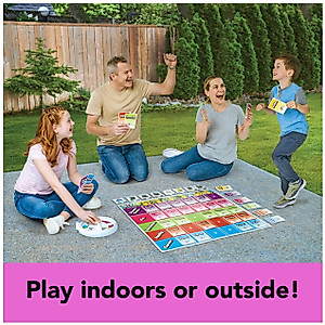 The Game of Life, Giant Edition Family Board Game Indoor/Outdoor Fun Game with Big Oversized Gameboard Cards Spinner, for Adults and Kids Ages 8 and up