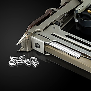 HR-22 15 Gauge 3/4'' Crown Galvanized D-Rings Hog Rings D Ring Staples for HR22 Hog Ring Plier D Ring Gun 1600 PCS/BOX