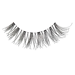 KISS So Wispy, False Eyelashes, Style #11', 12 mm, Includes 5 Pairs Of Lashes, Contact Lens Friendly, Easy to Apply, Reusable Strip Lashes, Glue On, Mulitpack