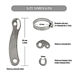 BEISGUANGS Electric Bike Accessories Universal Torque Arm Conversion Kit for ebike Front or Rear Hub Motor Wheel E Bike kit Easy Install Reinforcement