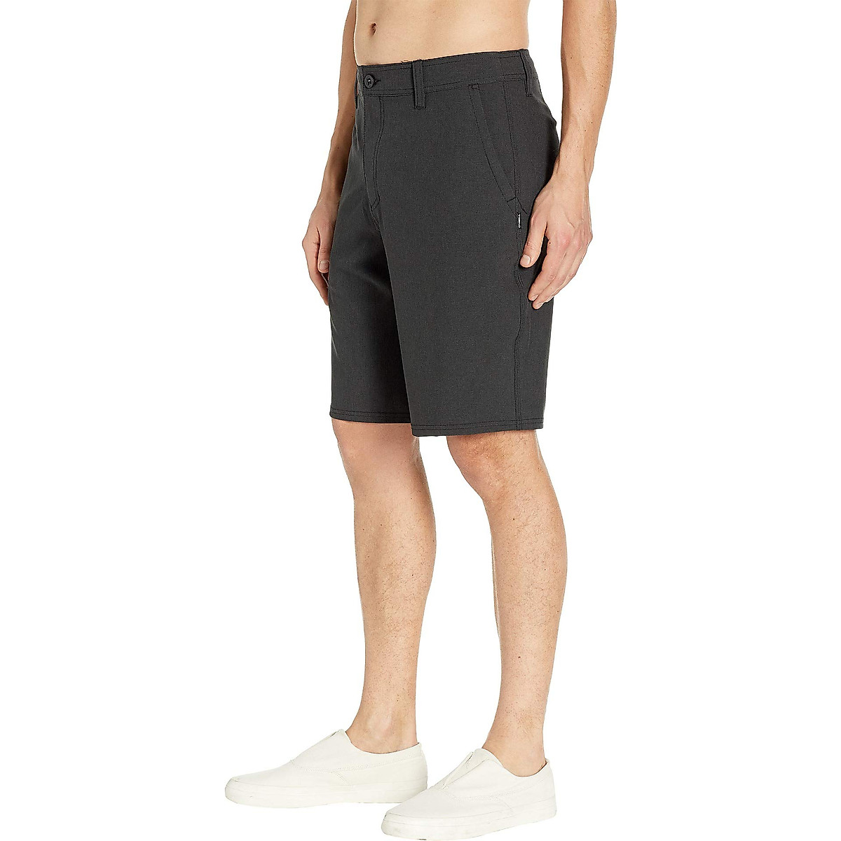 Mens Loaded 2.0 Hybrid Shorts, Heather Black, 32