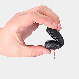 Royalfox(TM) soft black silicone carbon fiber smart keyless remote Key Fob case Cover For VW Volkswagen Jetta GTI Passat Golf Bora Polo Tiguan Touareg Beetle Multivan keychain (for old 3 buttons)