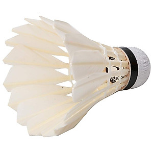 Tbest 12PCS Badminton Balls, Duck Feather Badminton Shuttlecocks Outdoor Indoor Sports Practice Training Balls Shuttlecocks Duck Feather Shuttlecocks For Badminton Badminton Ball