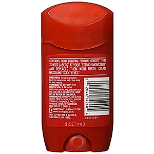 Old Spice High Endurance Original Scent Men's Deodorant, 2.25 Oz (Pack of 6), Red