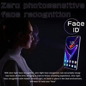 Jiawu Tablet 7 Inch, Android 10.0 Tablet, 1960x1080 IPS Screen, 4GB RAM, 32GB Storage, Octa Core Processor, 6000mAh Dual SIM Dual Standby 5+8MP Dual Camera Tablet, WiFi, Bluetooth, Blue