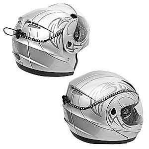 LightRider Motorcycle Helmet Light with Li-ion Battery Pack — Added Safety of 360° Visibility Comes from High Intensity LEDs Circling Your Helmet