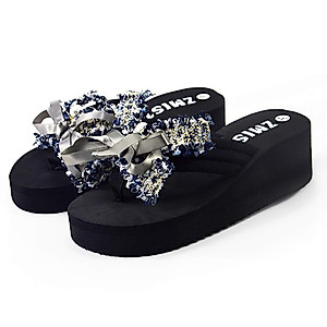 Vielone Flip Flops Black Sandals Athletic Cushion Footbed Waterproof Outdoor Summer Beach Slippers