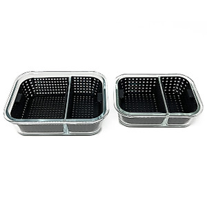 Dual Dunk Iso Soak Cleaning Station (Small, Black)