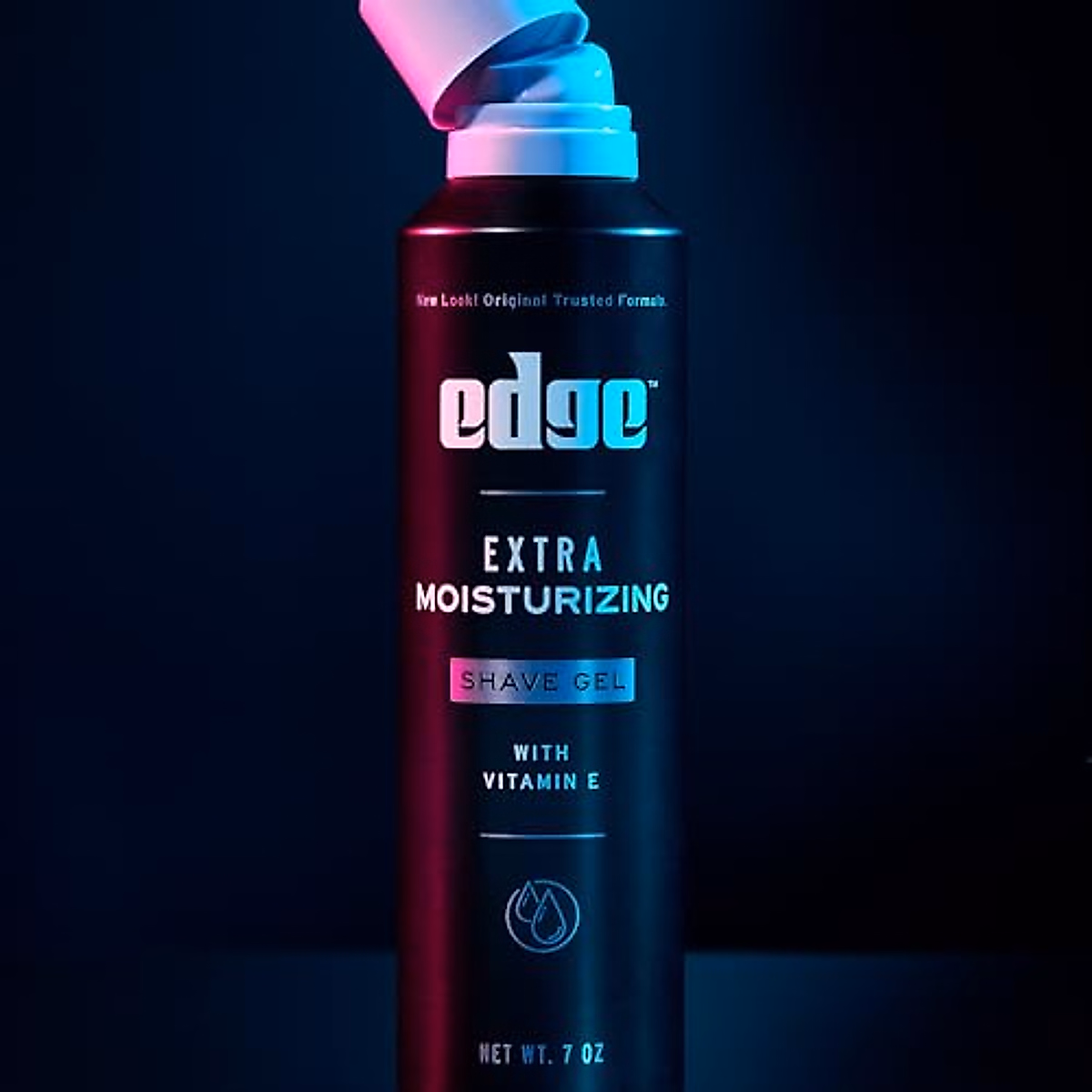 Edge Shaving Gel for Men, Extra Moisturizing with Vitamin E, (6 Pack) - Shave Gel For Men That Moisturizes, Protects and Soothes To Help Reduce Skin Irritation