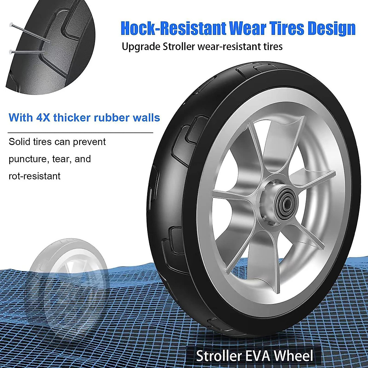 Rollator Walker for Seniors with Seat Fold Up Lightweight Mobility Walking Aid for Adult Weight to 300lb and with A Rolling Walker Accessories Bag