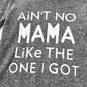 Acekoy Baby Boy Clothes Letter Print Sweatshirts Long Sleeve Tops Long Pants Outfit Fall Winter Infant Boy Hooded Clothe Set 6-9 Months Grey