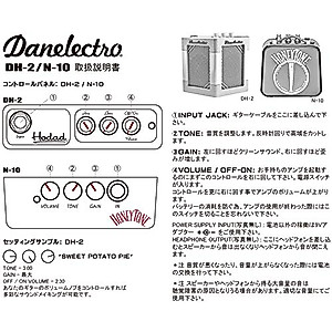 Danelectro Electric Guitar Mini Amplifier, Aqua (N10A)