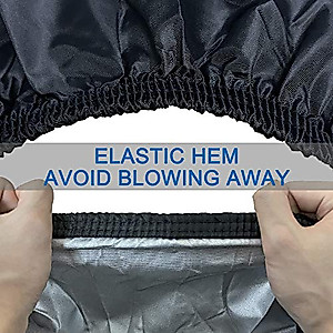 Szblnsm ATV Cover. 420D Heavy Duty Tear-Resistant Fabric. Quad Cover for Kawasaki, Arctic Cat, Honda, Polaris,Yamaha, and More. Protection Against Water, Wind, UV. 4 Wheeler Accessories