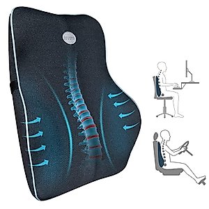 NB Seat Cushion for Office Chair Car Non Slip Gel and Memory Foam Coccyx Pillows Pad Support Tailbone Hip Sciatica and Back Pain Relief Use for Office Work Car Gaming and Home Office Accessories