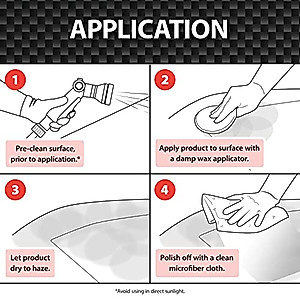 Malco VOC Compliant Imperial Paste Wax, Watermelon Scent – Creates High Gloss Finish/Provides Durable Protection/Premium Wax for Use on Fiberglass, Gel Coat and Painted Finishes / 14 Oz. (125214)