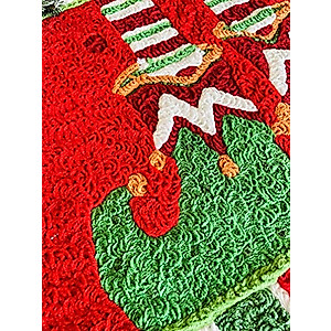 Jellybean Modern Indoor / Outdoor Mat Home Comfort Rugs 20"X 30" Rectangle Elf'S Slippers