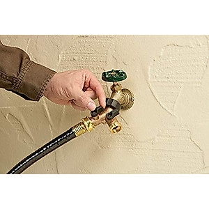 Orbit 58248 Brass Dual-Outlet Garden Hose Faucet Adapter, Brown