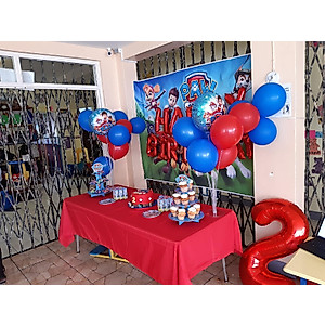 Red 2 Balloons,40 Inch Birthday Foil Balloon Party Decorations Supplies Helium Mylar Digital Balloons (Red Number 2)