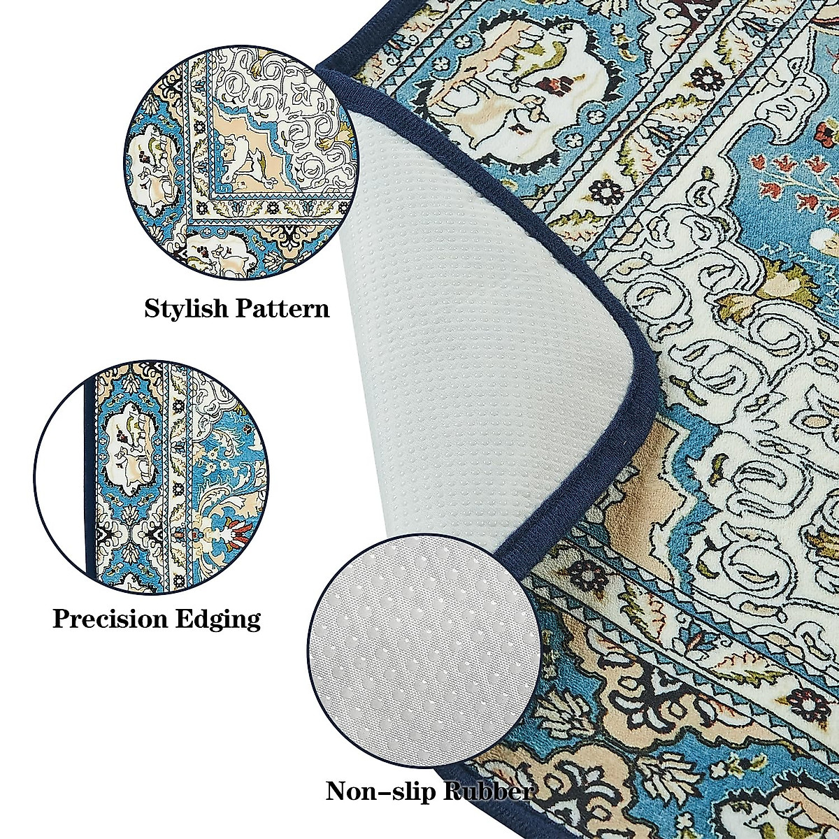 Qeils Washable Pee Pads for Dogs, 2 Pack Reusable Puppy Pads 36"x41" Super Absorbent Leakproof Dog Training Pads, Non-Slip Potty Pads for Floor, Crate, Couch, Whelping Pads Litter Mat Pet Supplies