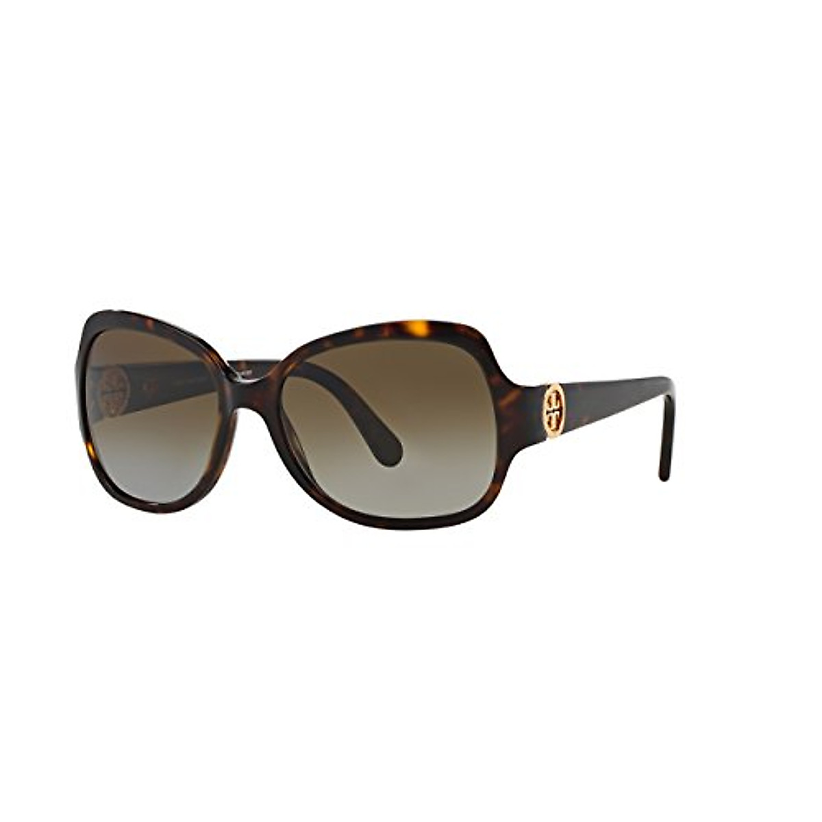 Tory Burch Women's 0TY7059 Sunglasses, Dark Tortoise
