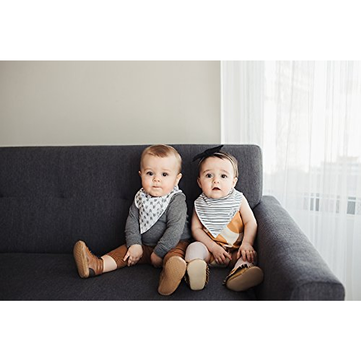 Copper Pearl Baby Bandana Drool Bibs for Drooling and Teething 4 Pack Gift Set “Alta, Soft Set of Cloth Bandana Bibs for Any Baby Girl or Boy, Cute Registry Ideas for Baby Shower Gifts