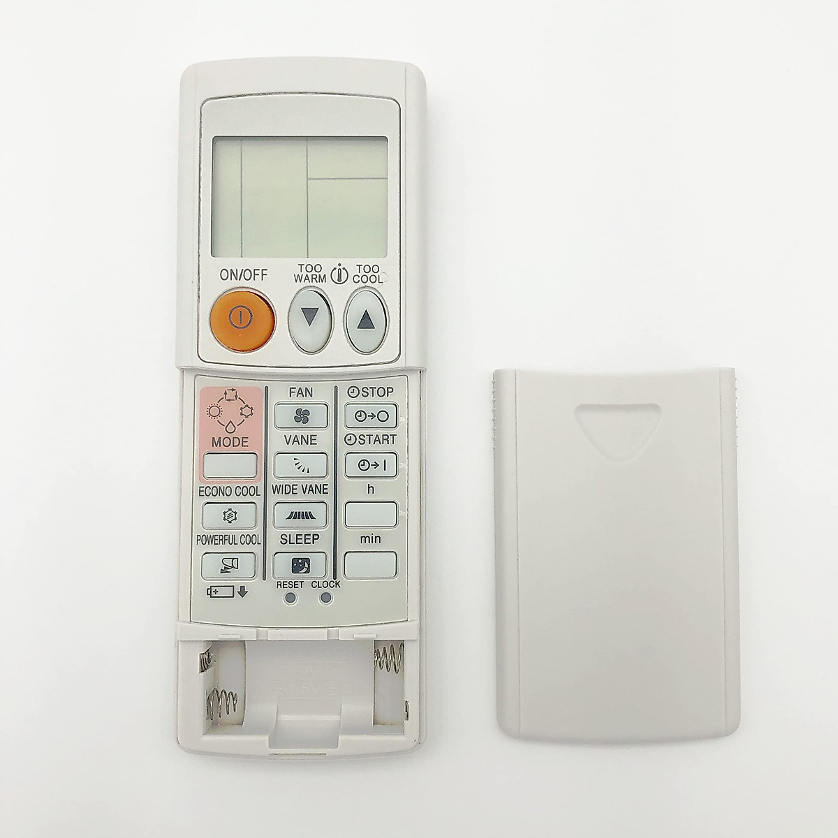 Souldershop Replacement Compatible for Mitsubishi Air Conditioner AC Universal Remote for Most Models MSZ-A12NA MSZ-GE09NA MSZ-A15NA MSZ-D30NA (Only Display in Celsius, Can't Change to Fahrenheit)