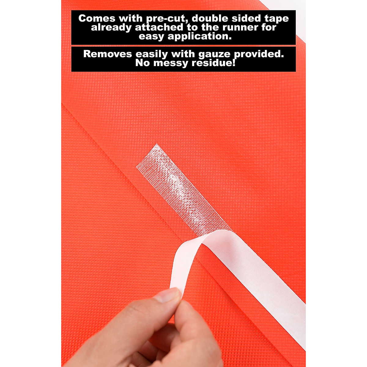 Shots O' Clock Red Carpet Floor Runner 15ft Hollywood Party Decoration Fabric 70 GSM (50FT)