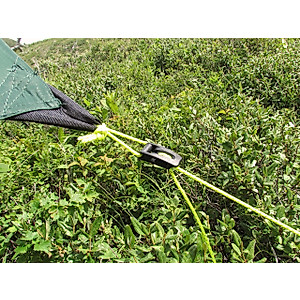 LiteOutdoors Ultralight Guyline Tensioners - Pack of 10 - Guyline Adjuster for Tents & Tarps - Camping, Hiking, Backpacking