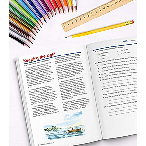 Spectrum Reading Comprehension Grade 6, Ages 11 to 12, 6th Grade Reading Comprehension Workbooks, Nonfiction and Fiction Passages, Analyzing Story Structure, and Critical Thinking Skills - 174 Pages