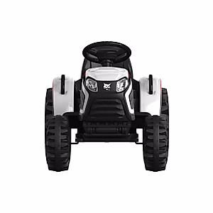 Best Ride On Cars Officially Licensed Bobcat Farm Tractor 12V Battery Powered Ride On for 3-6 Years Old - Kids' Electric Vehicles with Dual Speed Mode, Functional LED Lights & MP3 Player