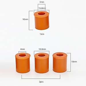 Creality Official 8 PCS Silicone Solid Bed Mounts, 3D Printer Heat Bed Leveling Parts Heat-Resistant Silicone Leveling Column Leveling Spring Replacement Part for Ender 3/3S/3 Pro/3 V2, CR-10 Series