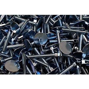Lexar Industrial (100) Flat Elevator Bolt 1/4-20 x 2 Flush Mount Zinc Plated