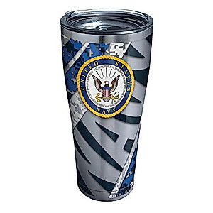 Tervis Triple Walled Navy Insulated Tumbler Cup Keeps Drinks Cold & Hot, 30oz - Stainless Steel, Digi Camo
