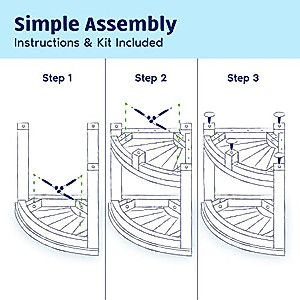 ROHKEX No-Maintenance Corner Shower Stool for Shaving Legs - Heavy-Duty Waterproof Bathroom Bench with Rubber Feet, Storage Shelf - Sustainable & Versatile for Indoor & Outdoor Use